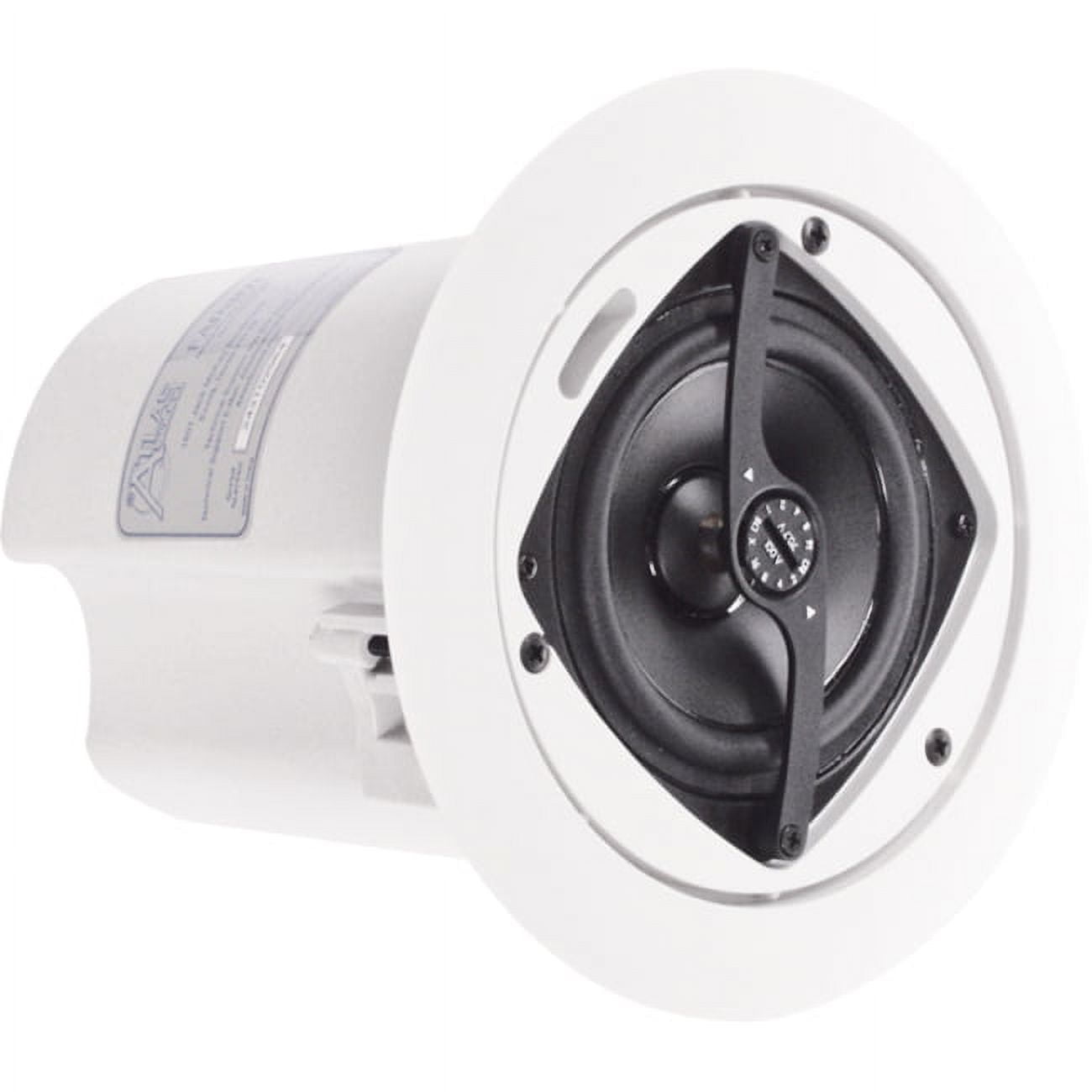 ATLASIED FAP40T 4" In-Ceiling Speaker 16W 70/100v Transformer Ported ...