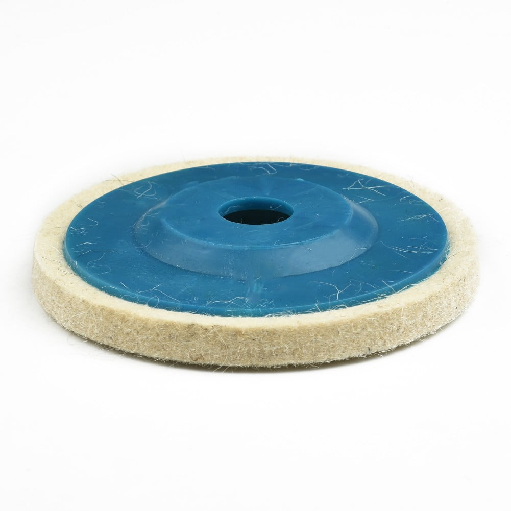 4 Inch 100 Mm Wool Felt Buffing Polishing Wheel Disc Grinding Pad For ...