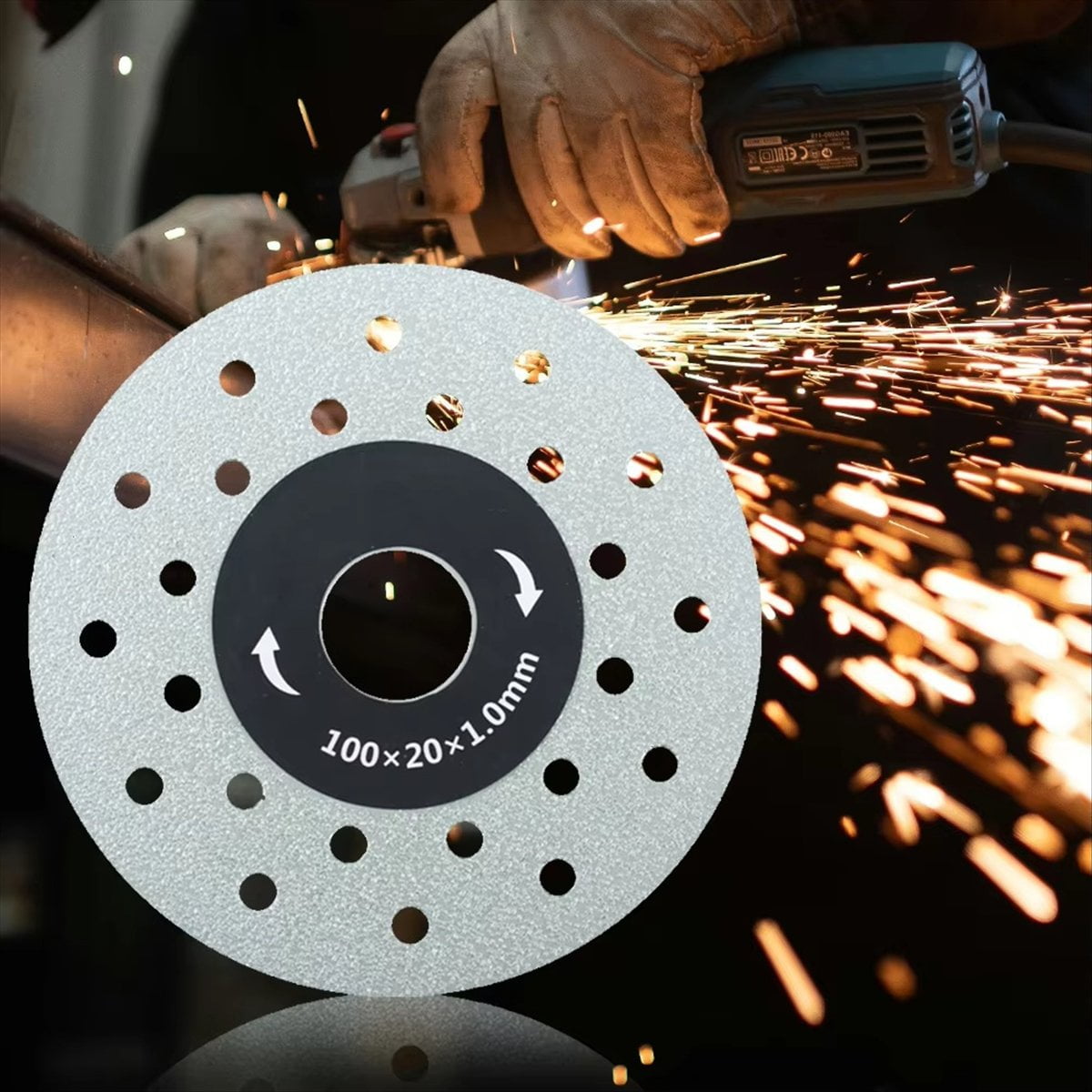 4-Inch/100mm Cutting Blade Porous Widened Diamond Rock Slabs Cutting ...