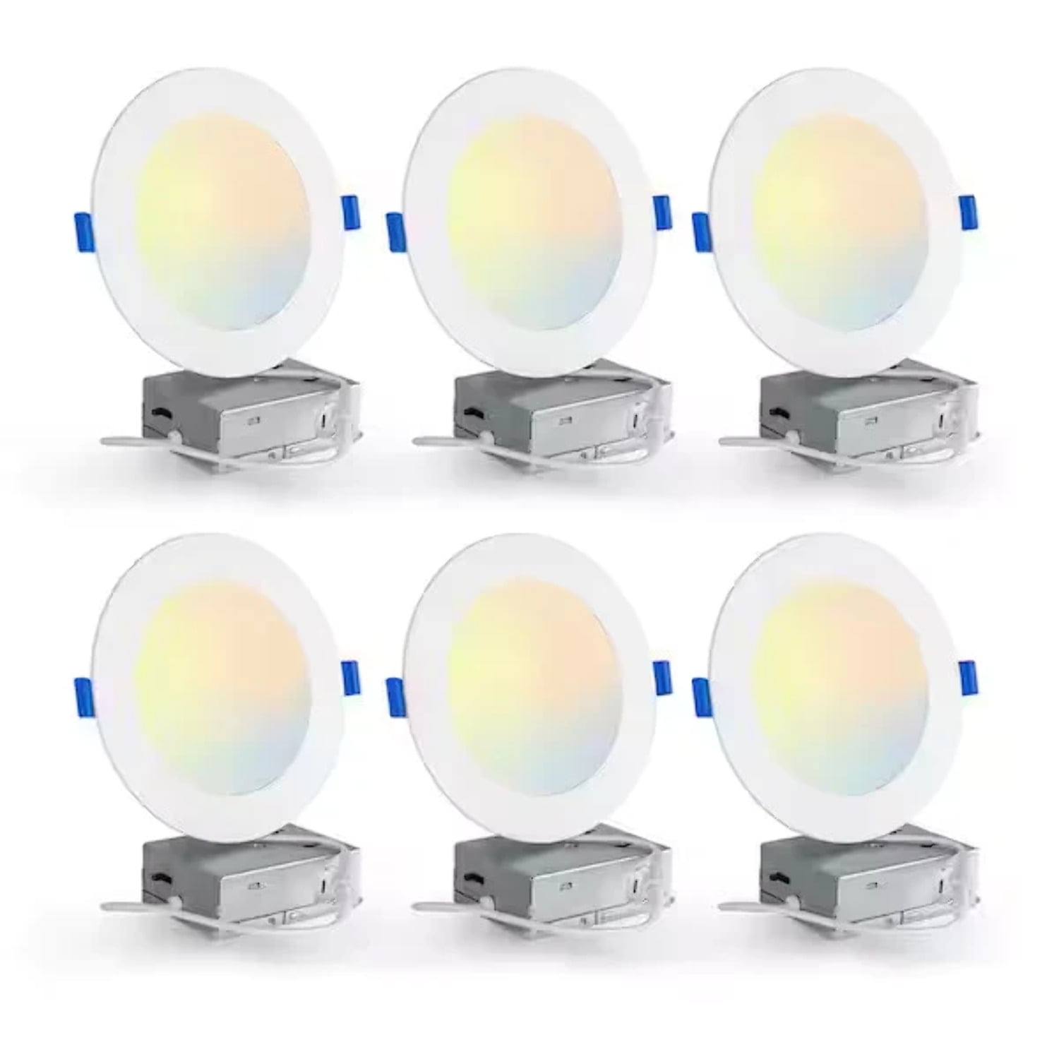 4 Inch 10W Energy Efficient LED Canless Downlights - 5 Adjustable CCT ...