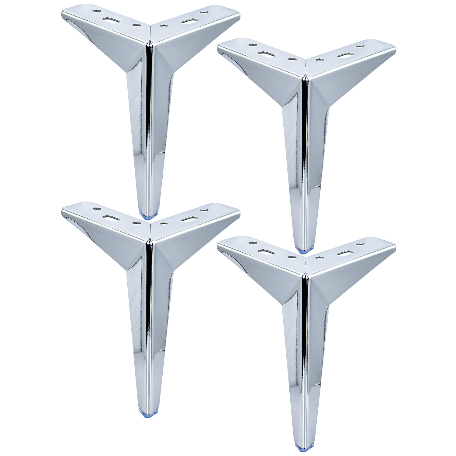 4 Inch / 10cm Metal Furniture Legs, Set of 4 TCHOSUZ Heavy Duty Modern ...