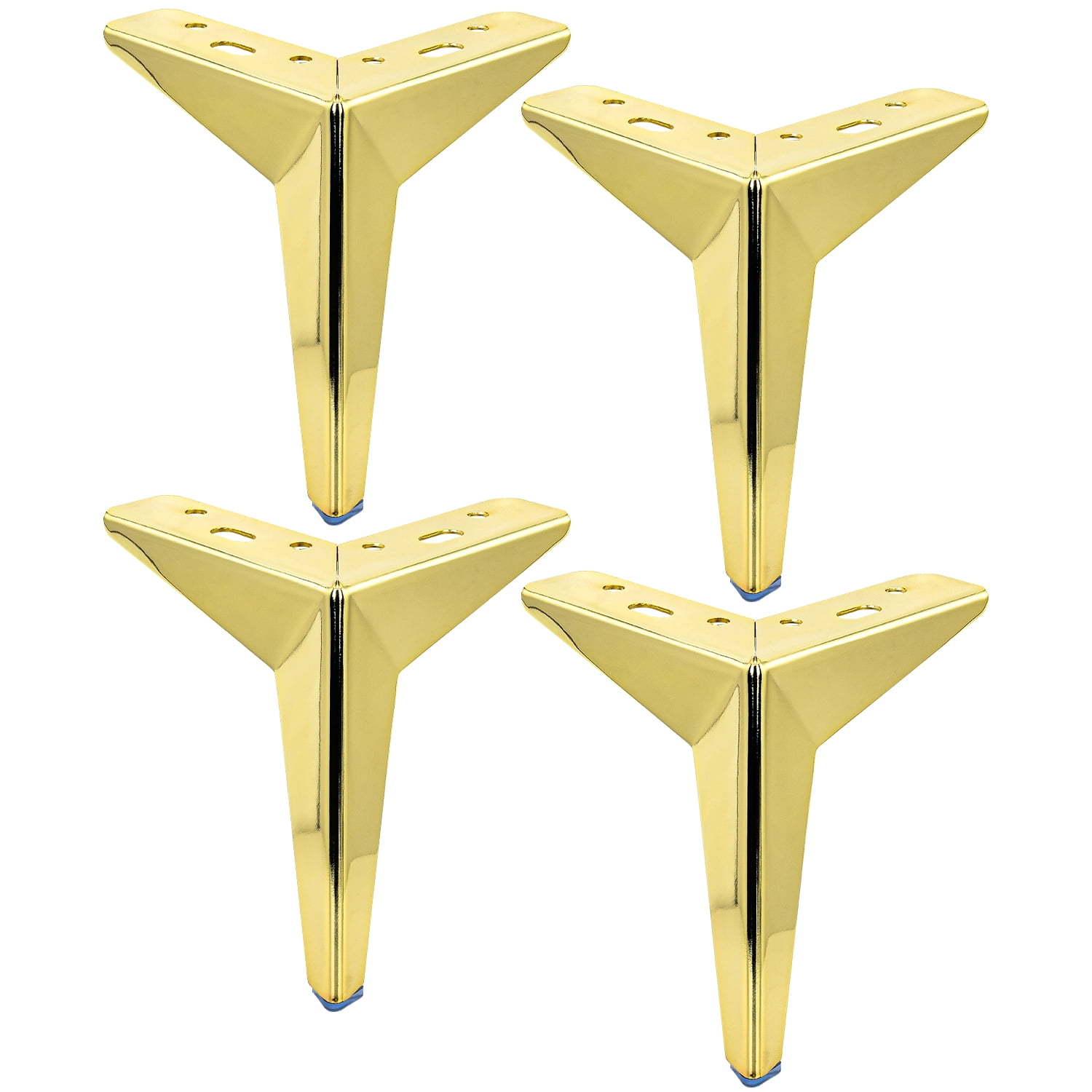 4 Inch / 10cm Metal Furniture Legs, Set of 4 TCHOSUZ Heavy Duty Modern ...
