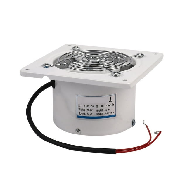 4 Inch 20W Ventilating Exhaust Extractor Fan Window Wall Kitchen Toilet ...