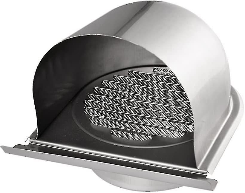 4 Inch 304 Stainless Steel Wall Air Vent Louvers Grill Extractor ...