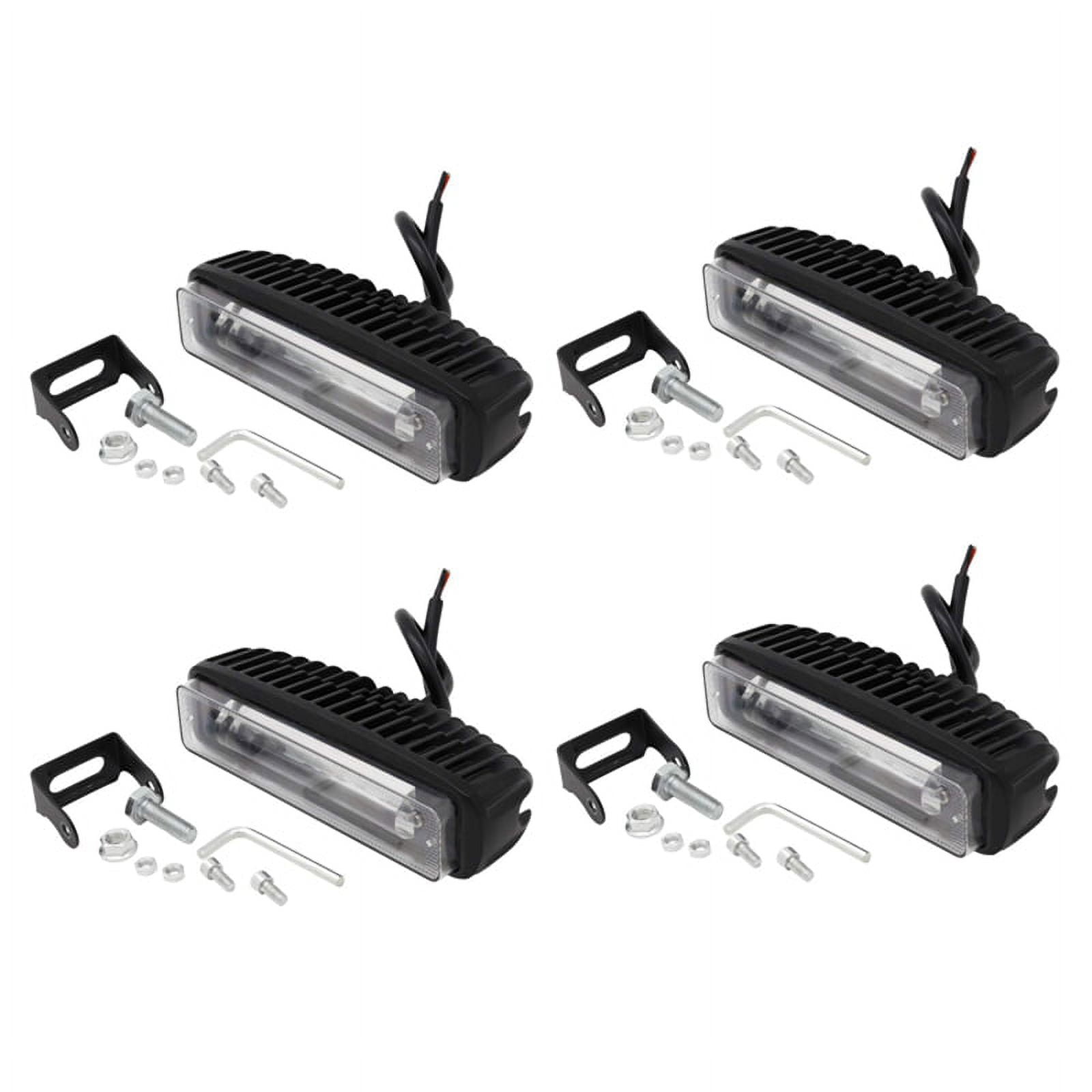 4 Inch 30W Red Line LED Forklift Truck Car Warning Lamp Safety Working ...