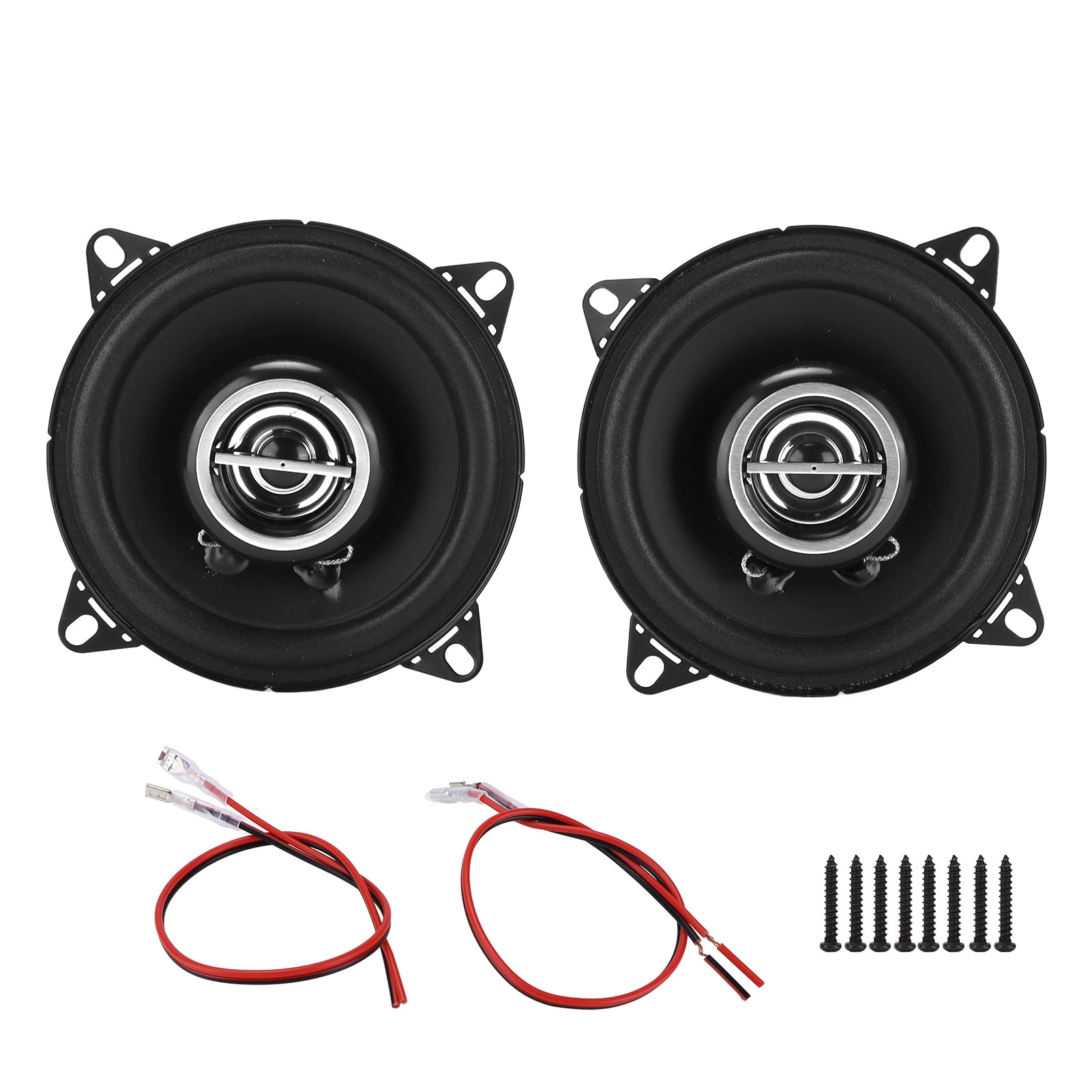 4-Inch 4-Way Car Audio Tweeter Replacement Speaker System, Small Sound ...