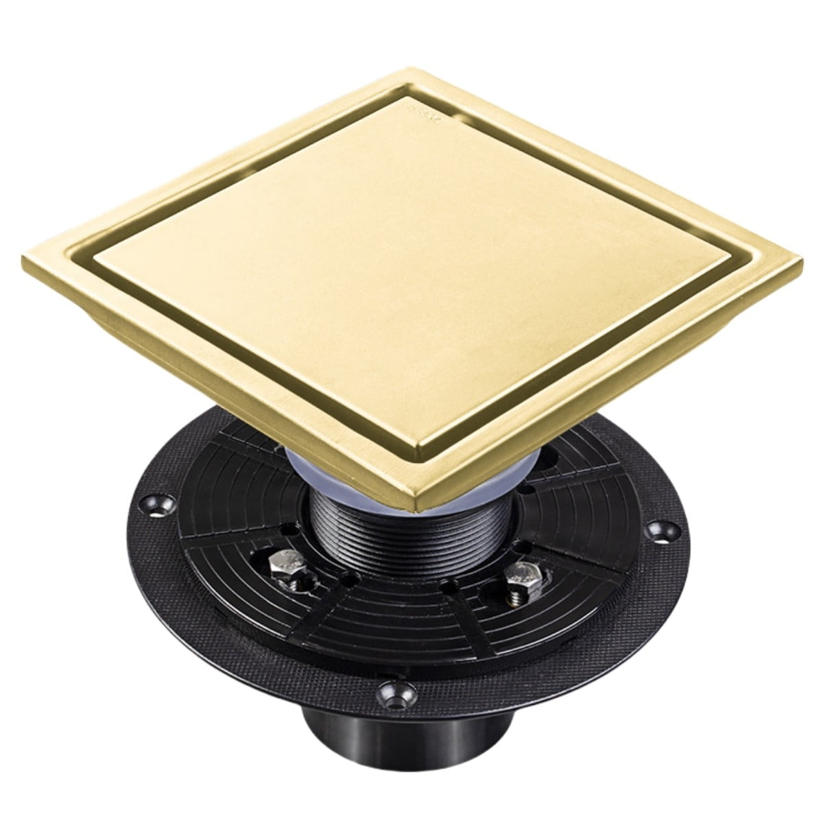 4 Inch 6 Inch 304 Stainless Steel Square Shower Floor Drain With Flange ...