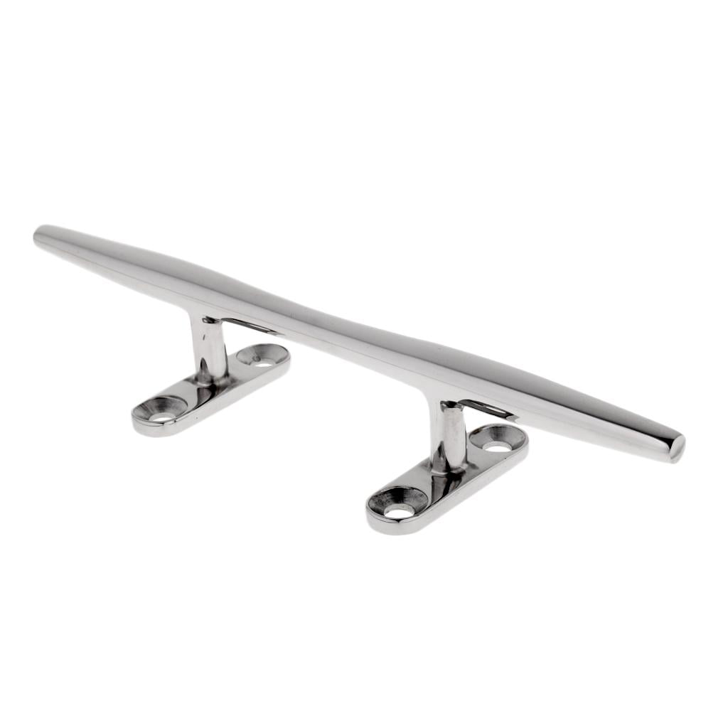 4 Inch 6 Stainless Steel Hollow Base Boat Cleat / Mooring deck pier ...