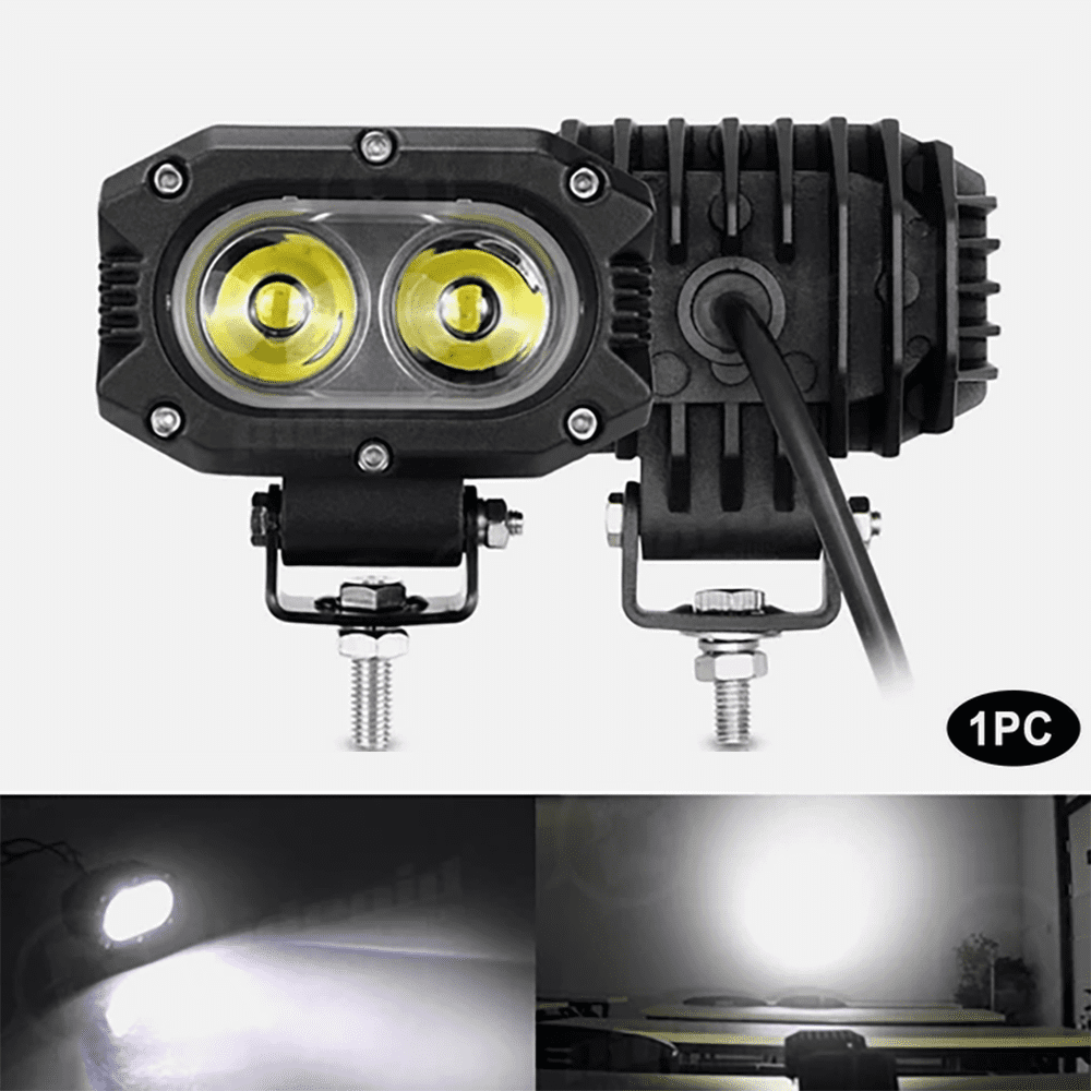 4 Inch 6000LM LED Work Light Bar - Spot Beam for Truck, Off-Road, 4WD ...