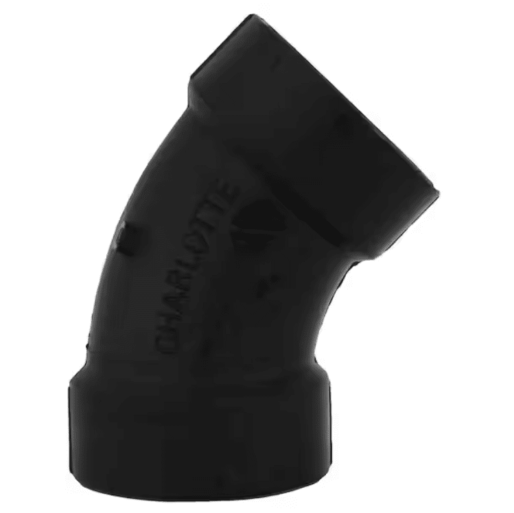 4 Inch ABS Fitting 45 degree Elbow - Walmart.com