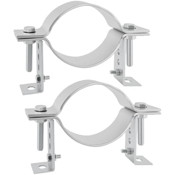 4 Inch Adjustable Pipe Bracket, B Vent Wall Bracket Chimney Pipe ...