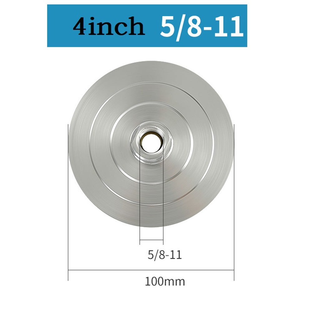 4 Inch Aluminum Backer Pad for M14 M10 Polishing and Grinding Machines ...
