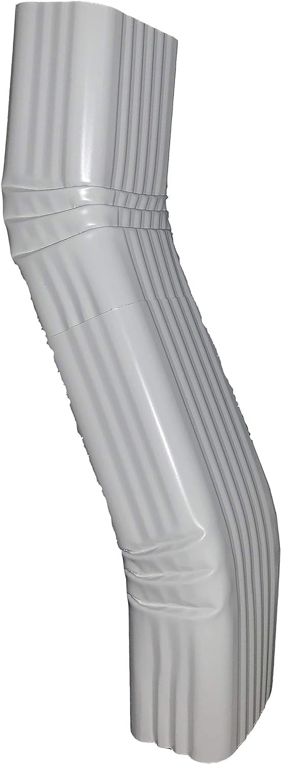 4” Inch Aluminum-Downspout-A-Style-3-offset - Elbows White - Walmart.com