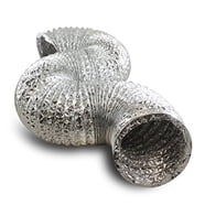 Deflecto A058/5 Semi-rigid Flexible Aluminum Duct (5" Dia X 8ft ...
