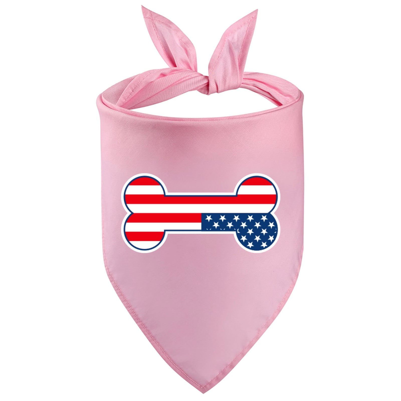 4 Inch American Flag Patriotic Independence Holiday Bandana, Memorial ...