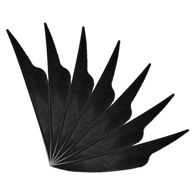 Uxcell Arrow Vanes, Turkey Feather Fletching Shield Cut Archery Fletch ...