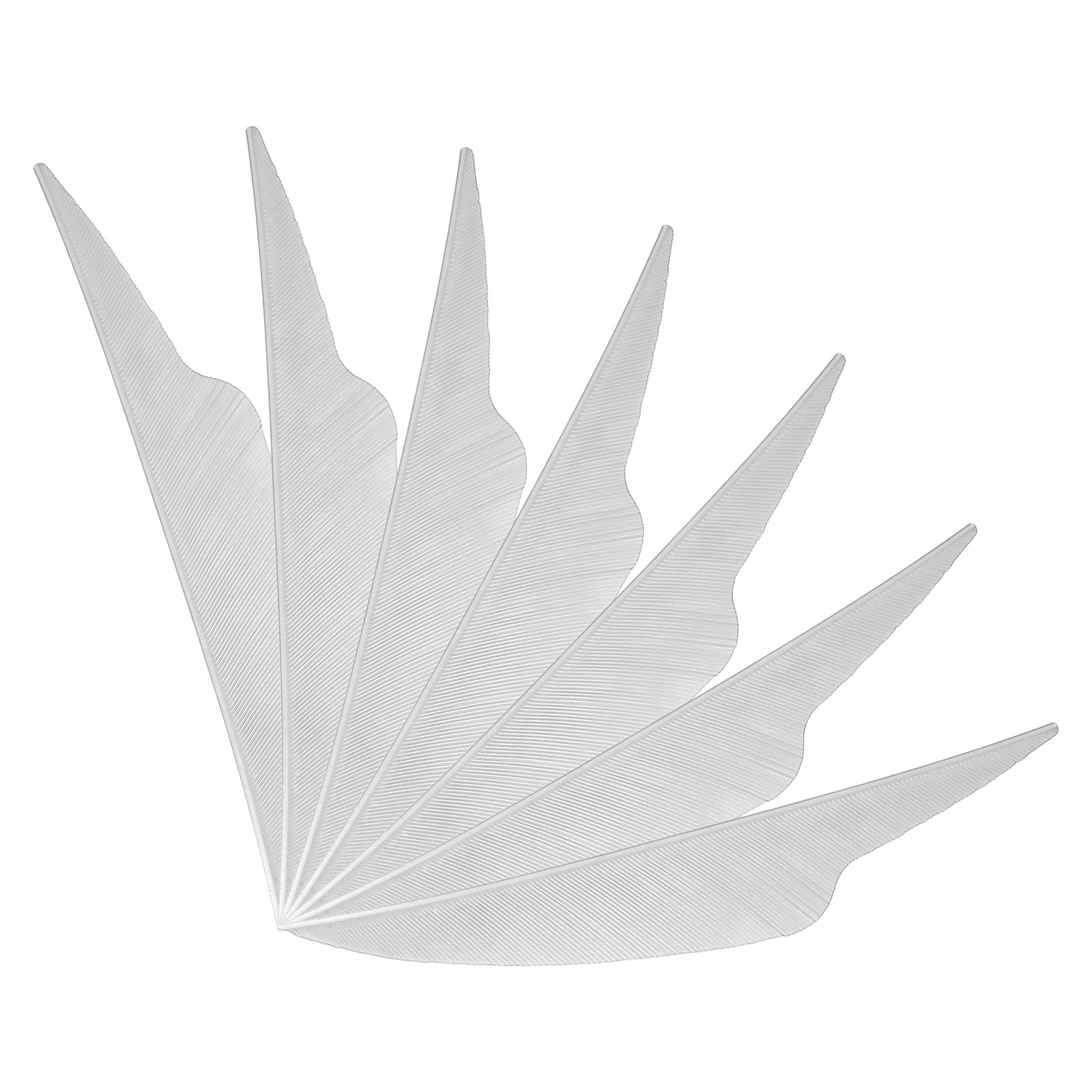 Uxcell Arrow Vanes, Turkey Feather Fletching Shield Cut Archery Fletch ...