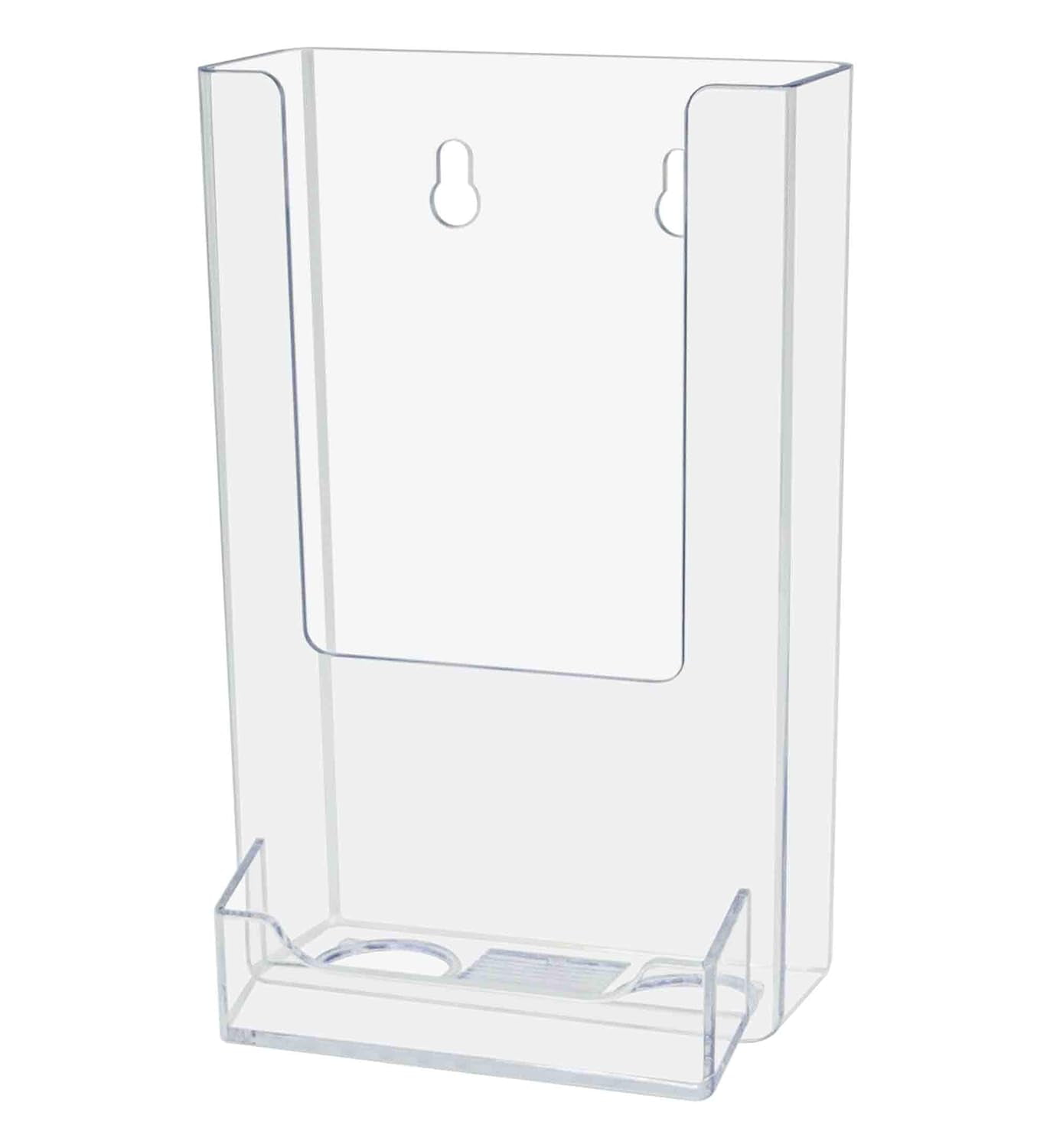 4 Inch Brochure Holder Maps With Attached 3 5 X 2 Business Card Slot 4-inch-brochure-holder-maps-with-attached-3-5-x-2-business-card-slot