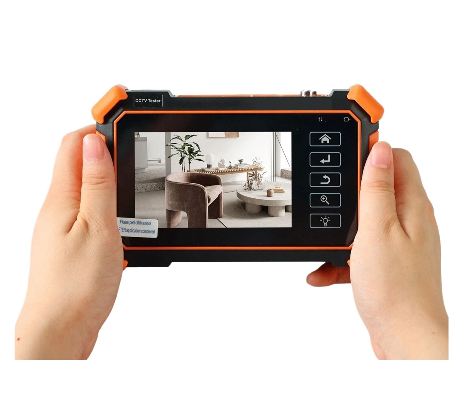 4 Inch CCTV Tester Mini Monitor H.265 IP Camera Test 8MP AHD CVI TVI ...