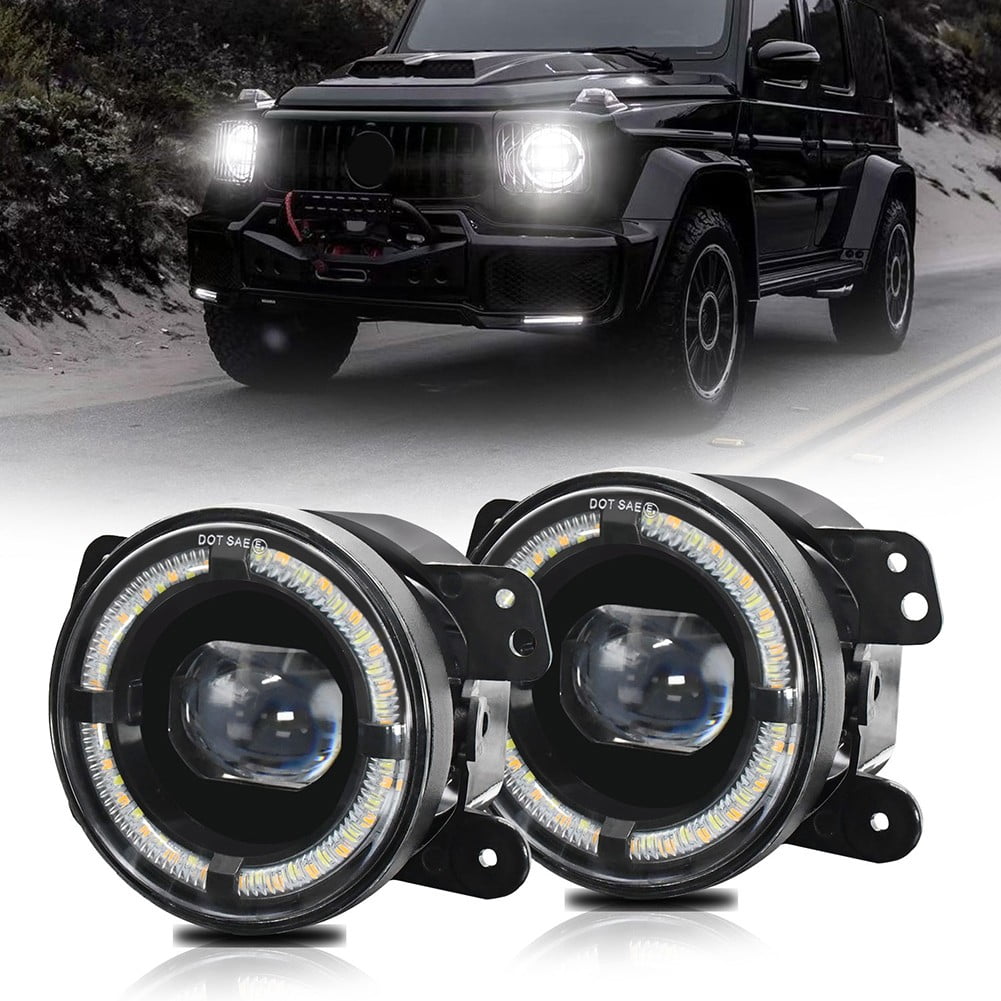 4 Inch Car Fog Light LED Lens Fog Driving Lamp Car Modified Large Spot ...