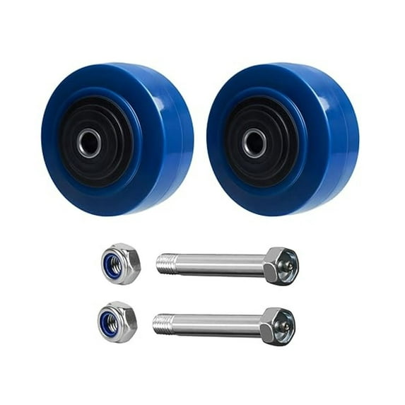 4 Inch Caster Wheels, Polyurethane on Polyolefin Wheel with Bearing- 1/ ...