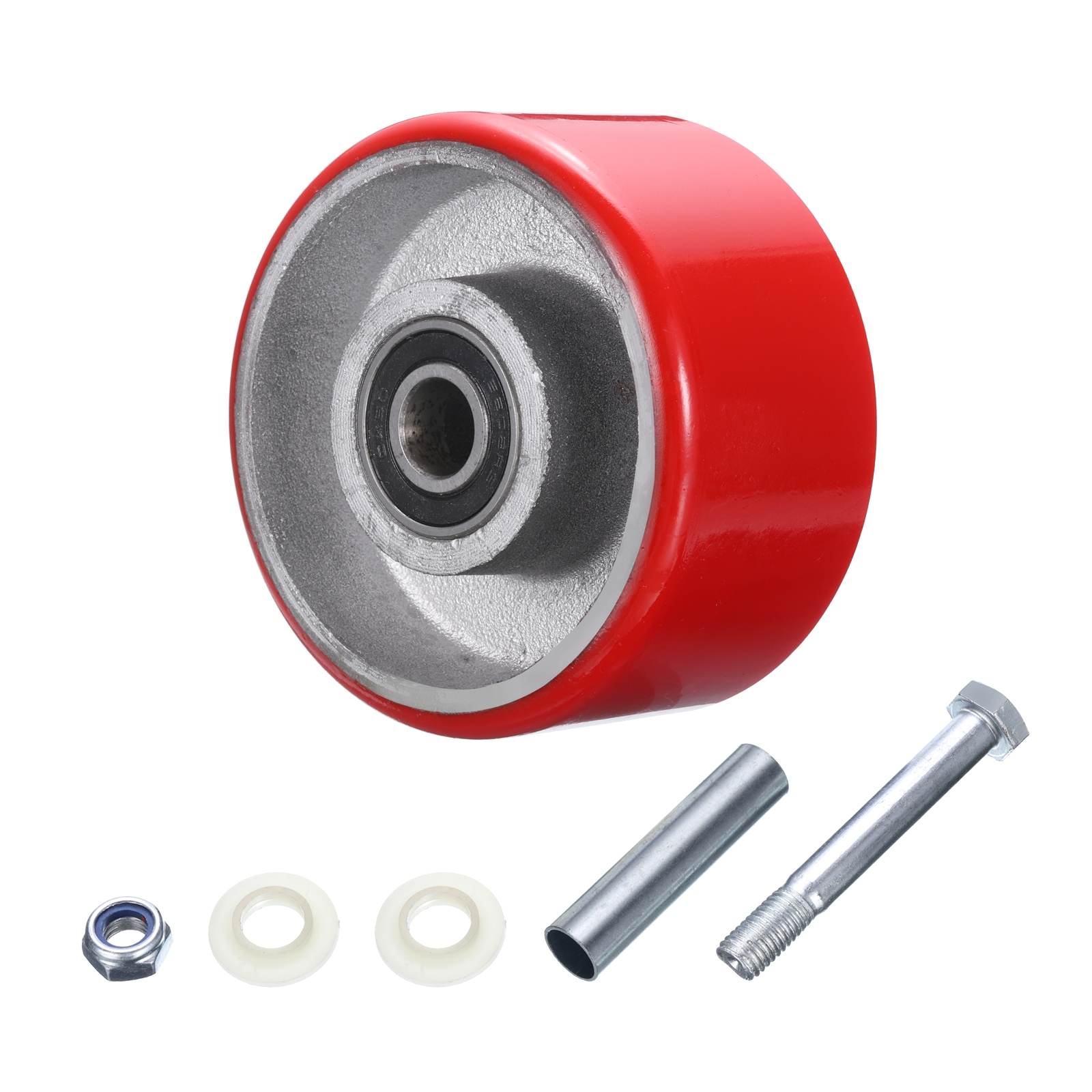 4 Inch Caster Wheels, Polyurethane on Steel Wheel with Load-Bearing ...