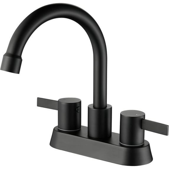 4 Inch Centerset Bathroom Faucet for Sink, 2 Handle Faucet with Two ...