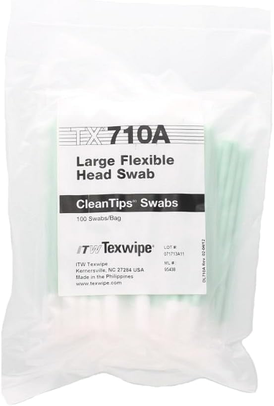 4 Inch Clean Room Swab with Flex Tip. Part # TX710A QTY Pk of 100 ...