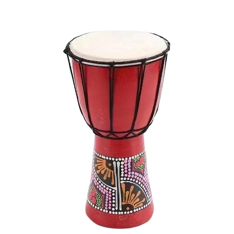 4 Inch Compact Size Wooden African Drum Djembe Bongo Hand Drum ...