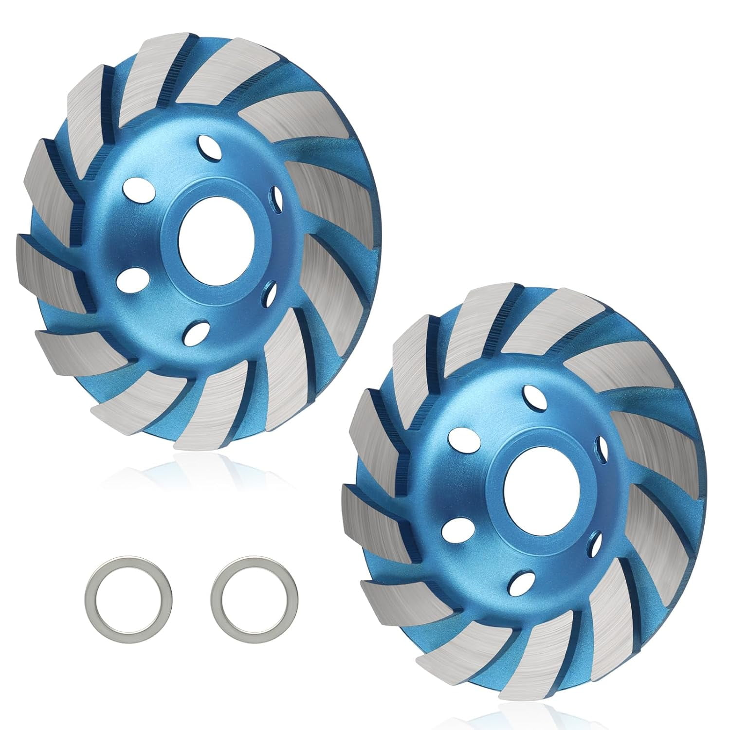 4 Inch Concrete Grinding Wheel, 12-Segment Heavy Duty Diamond Grinding ...