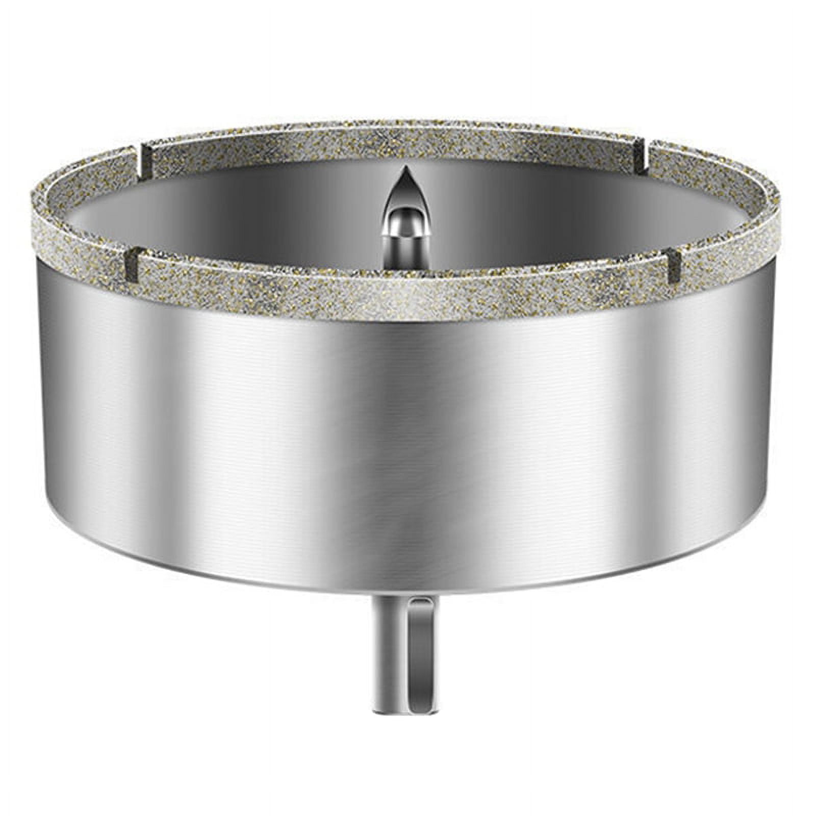 4 Inch Diamond Hole Saw with Pilot Bit Tile Tip Coated Hole Saw with ...