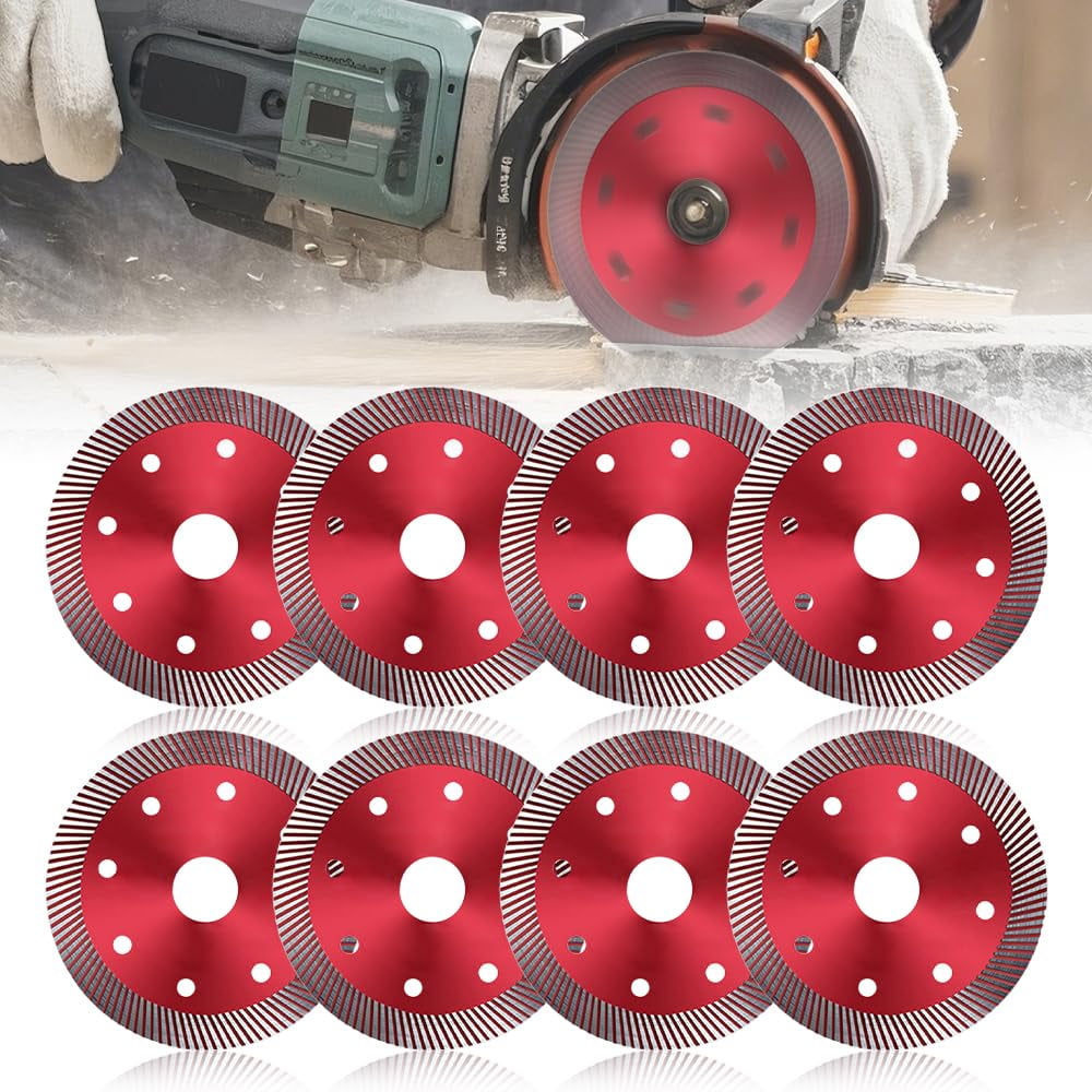 4 Inch Diamond Saw Blade - 1.6mm Ultra-fine Corrugated Tile Cutting Discs Master, Cutting Disc ...