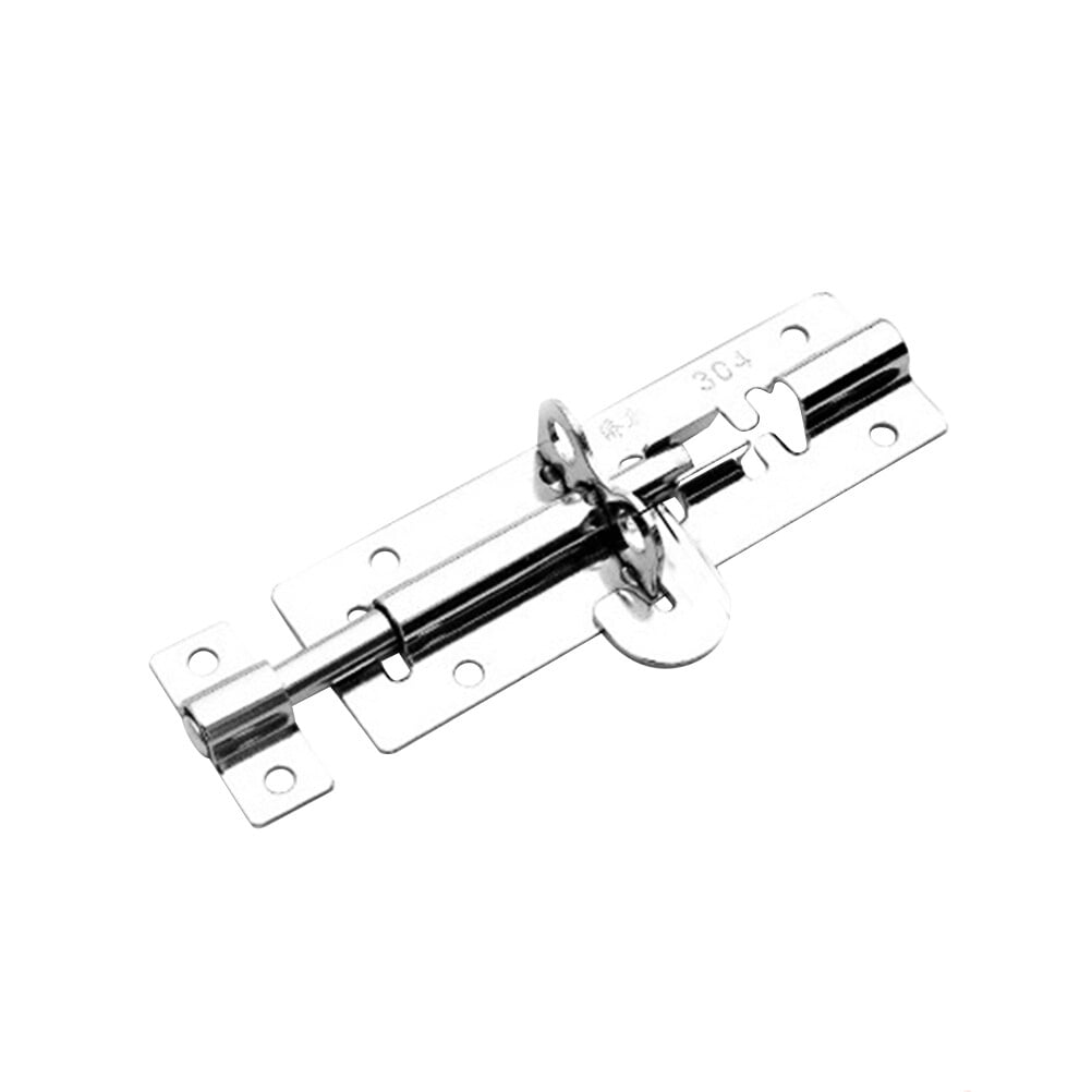 4 Inch Door Knob Stopper Window Barn Latch Lock Bolts Silver - Walmart.com