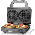 4 Inch Double Mini Waffle Maker Machine, Chaffle Maker, Waflera ...