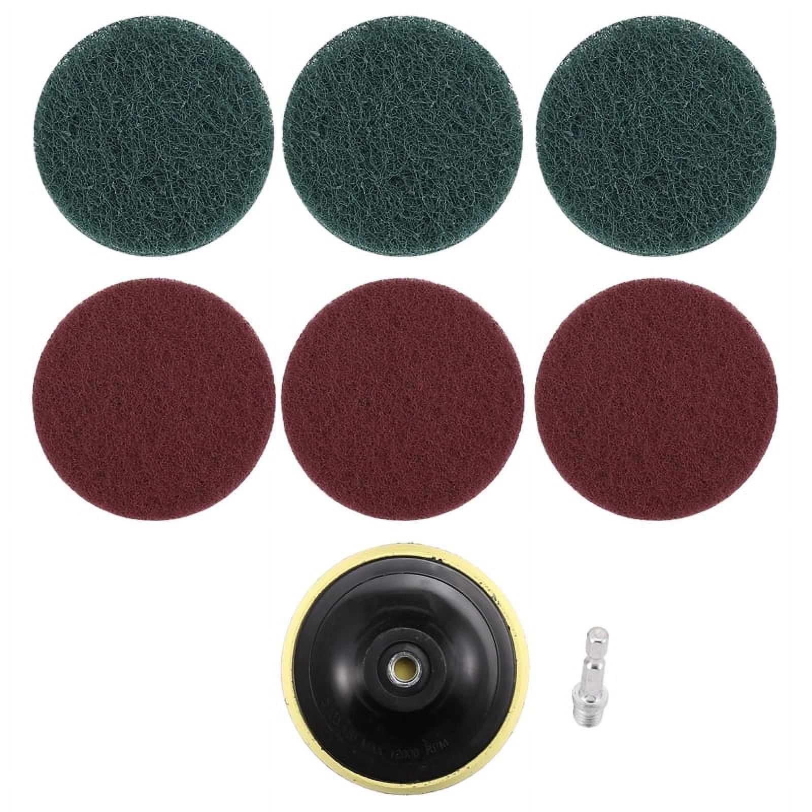 4 Inch Drill Power Brush Tile Scrubber Scouring Pads Cleaning Kit ...