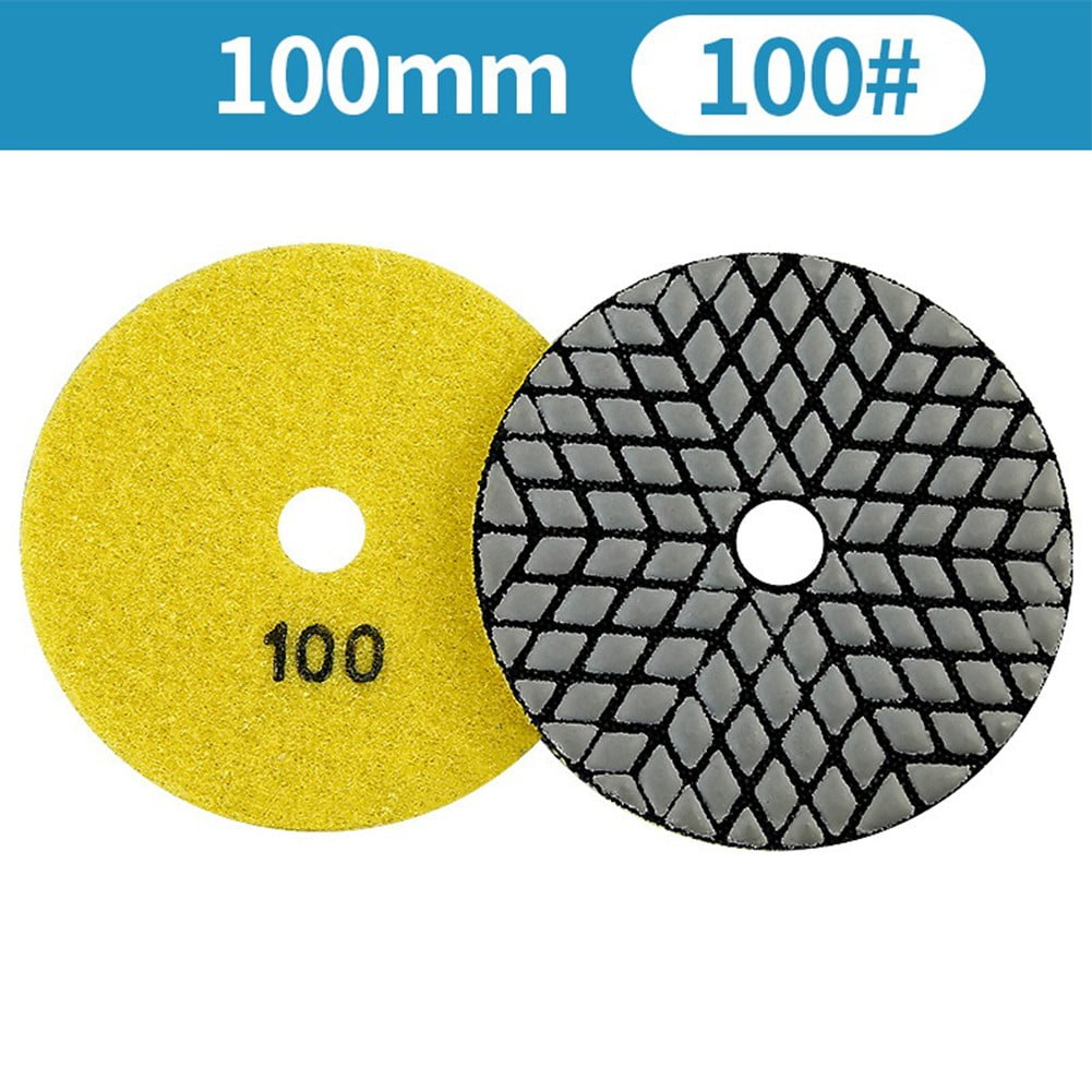 4 Inch Dry Polishing Pads Sanding Discs Grinding Wheels for Granite ...