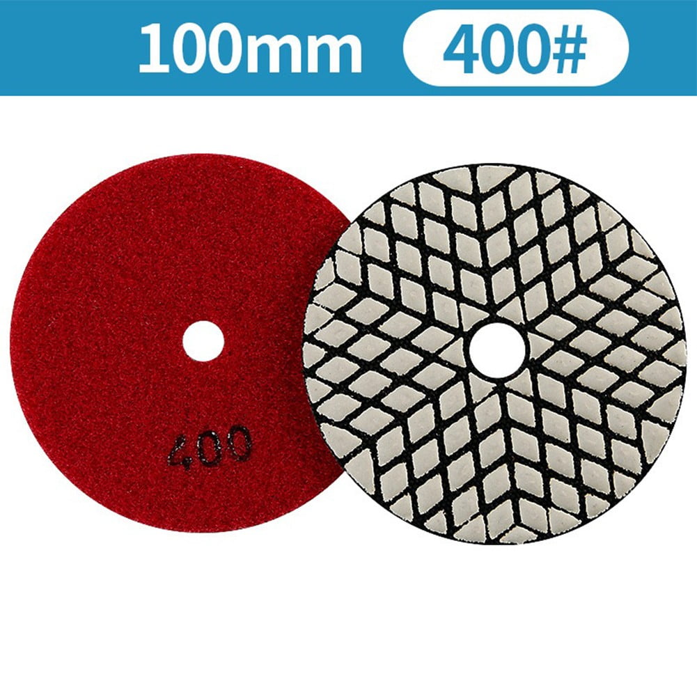 4 Inch Dry Polishing Pads Sanding Discs Grinding Wheels for Granite ...