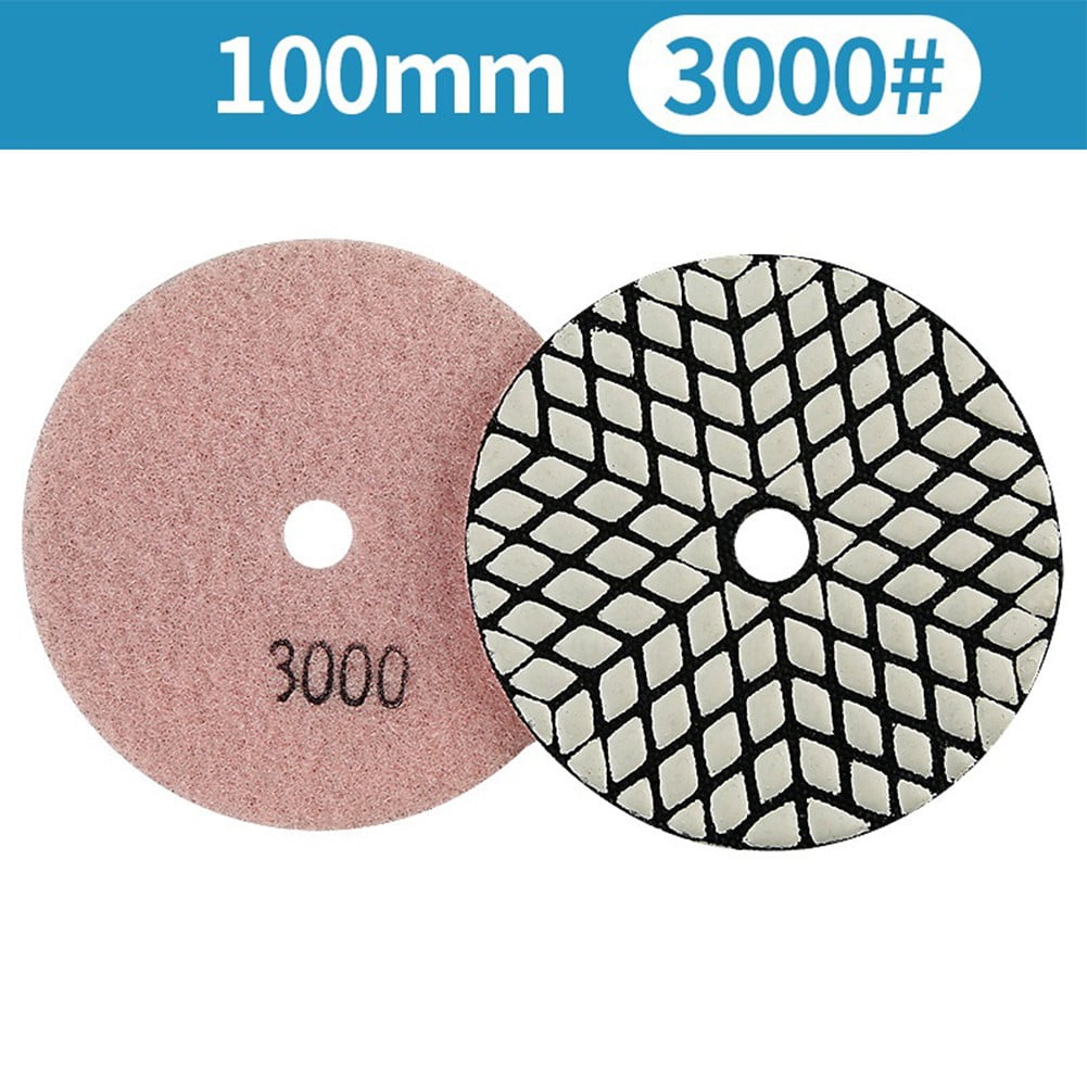 4 Inch Dry Polishing Pads Sanding Discs Grinding Wheels for Granite ...