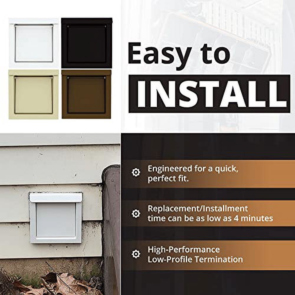 4 Inch Dryer Vent Guard | Dryer Vent Cover Outside | Exhaust Exterior ...
