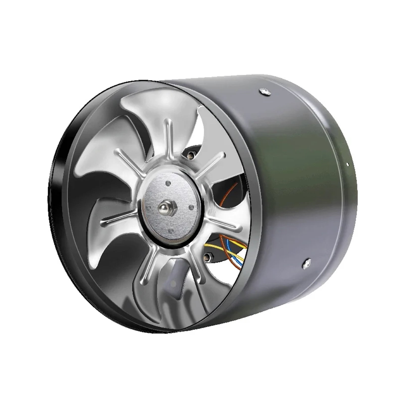 4 Inch Duct Fan Air Ventilator Metal Pipe Ventilation Exhaust Fan Mini ...