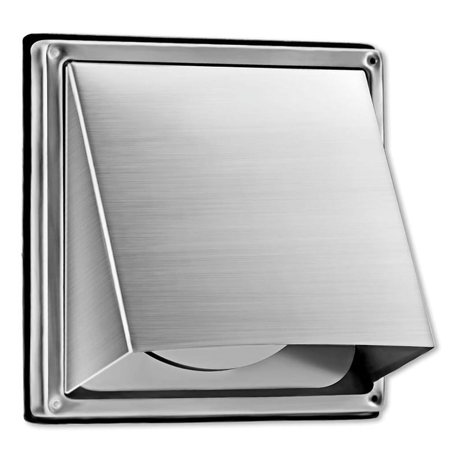 4-Inch External Extractor Wall Vent Outdoor Cushioned Non Return Flap ...