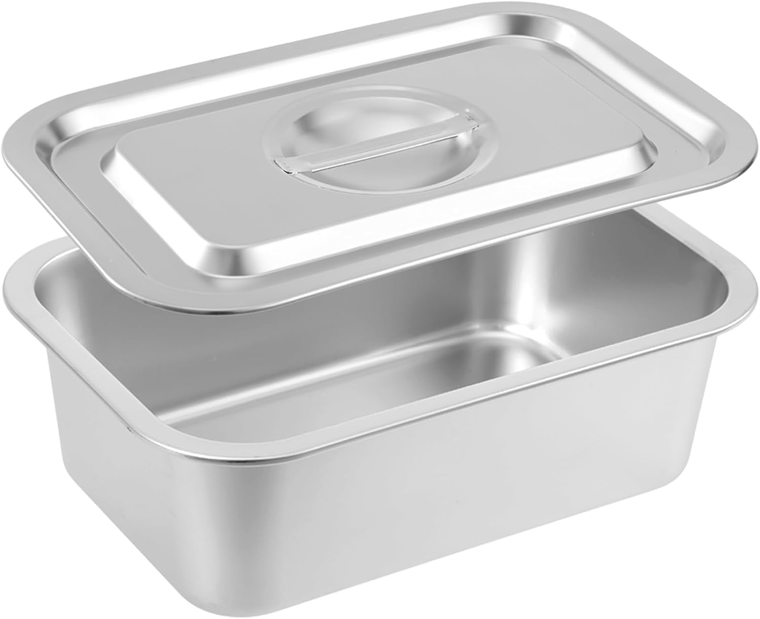 4 Inch Extra Deep Lasagna Baking Pan with Lid, Large 6.5x10.4 Inch ...