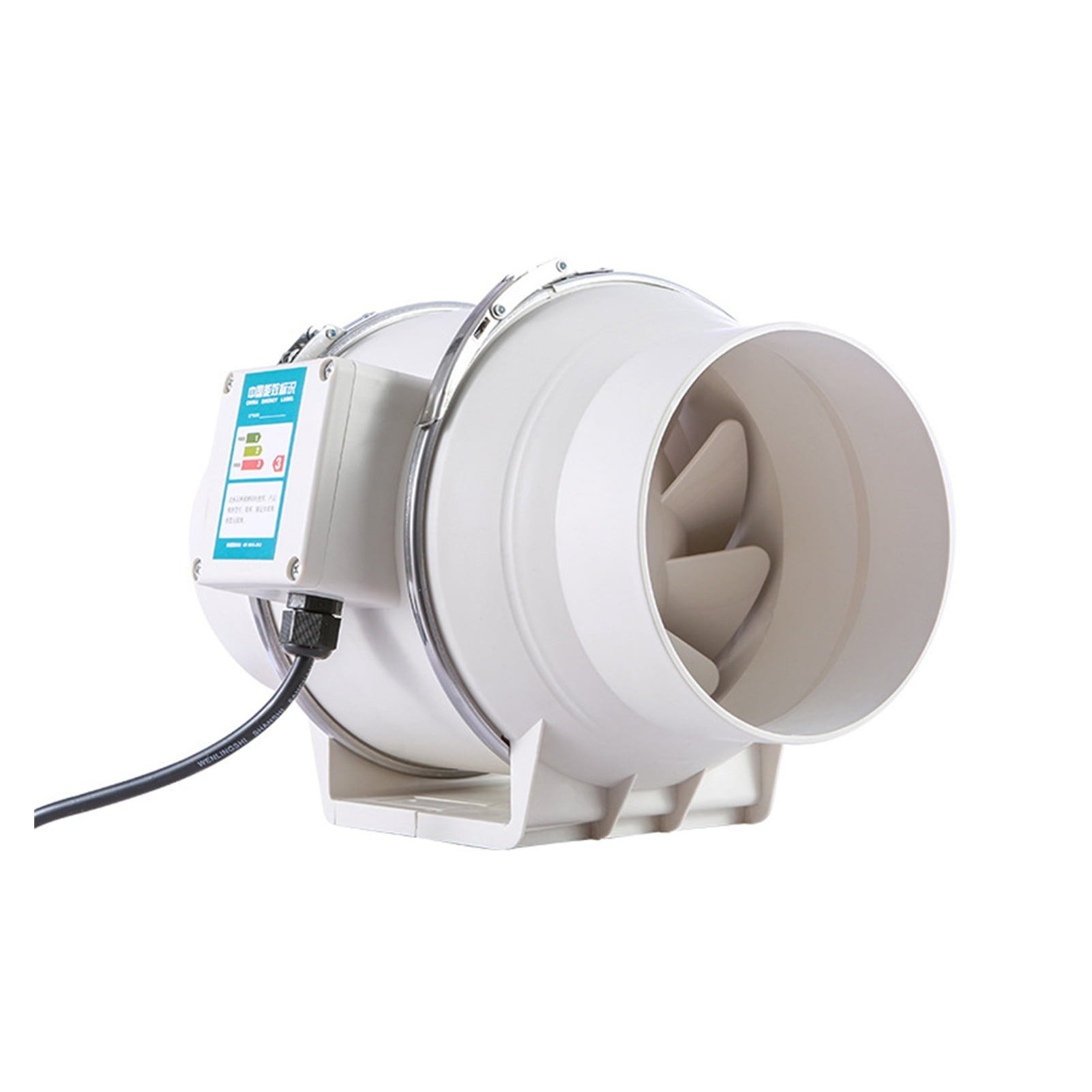 4 Inch Extractor Fan Low Noise Inline Duct Hydroponic Air Blower Fan ...