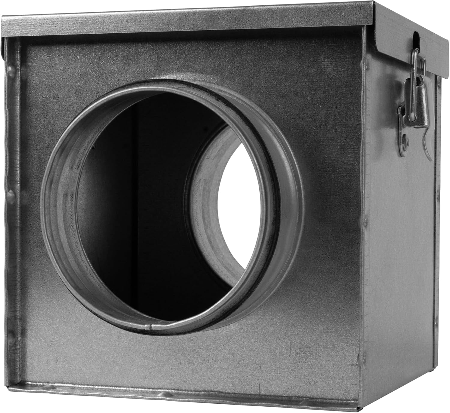 4 Inch Filter Box - Inline Duct Filter for Round Duct - Galvanized ...