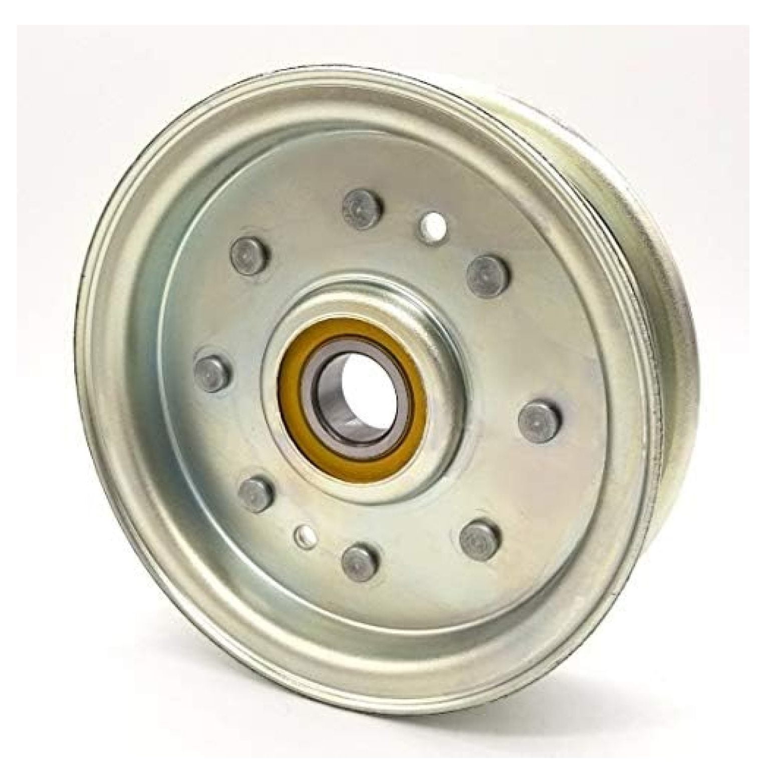4 Inch Flat Idler Pulley - AM128118 Replacement - 17mm Bore - Steel ...