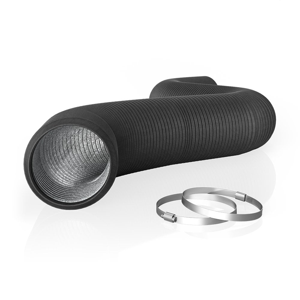 4 Inch Flexible Aluminum Ducting 25 Feet Long For Heating Ventilation ...