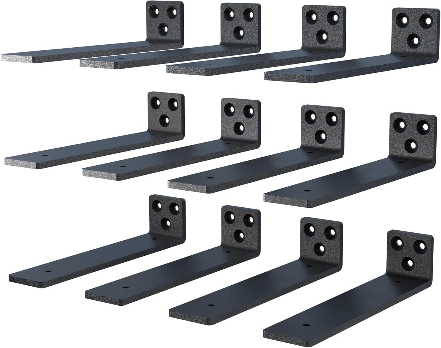 4 Inch Floating Shelf Brackets, Heavy Duty Hidden Bracket for Wall ...