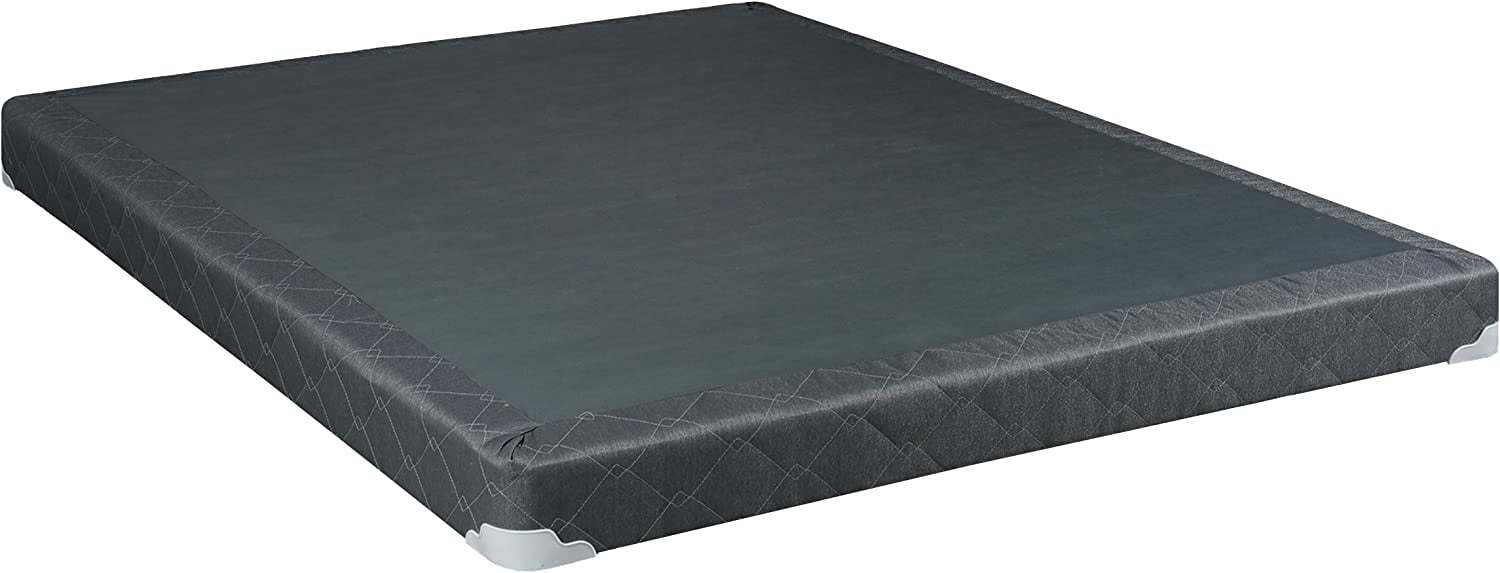 4-Inch Fully Assembled Low Profile Metal Traditional Box Spring ...