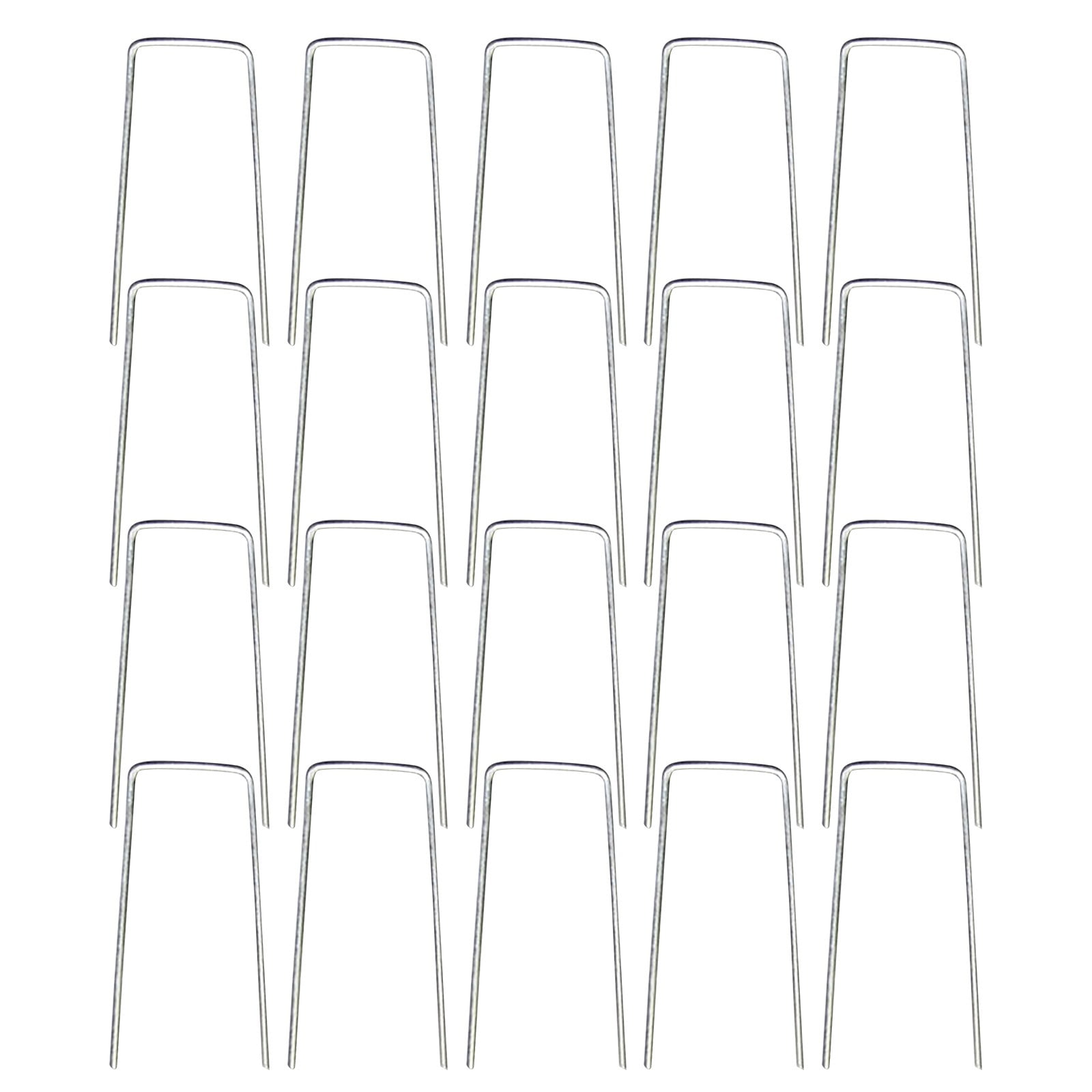 4 Inch Galvanized Staples 20Pcs Anti Ground Sod Pins Yard Stakes For ...