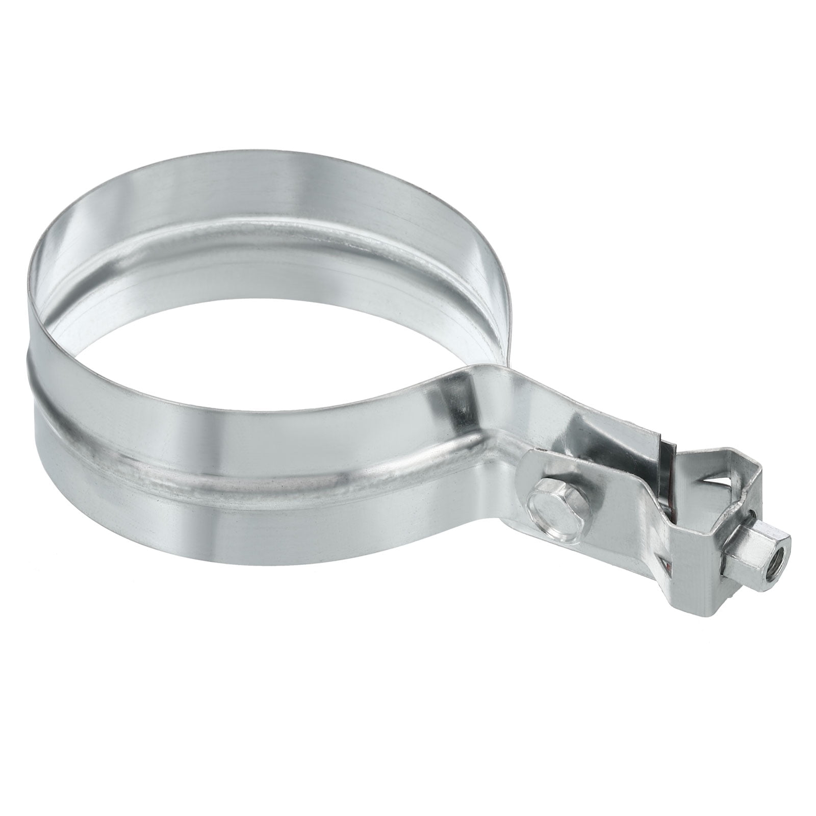 4 Inch Galvanized Steel Hanger Duct Clamps, 1Pcs Worm Gear Hose Clamps ...